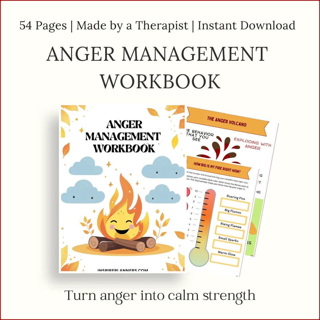 Kids Anger Management Workbook – Cool Down with Confidence – Inspire ...