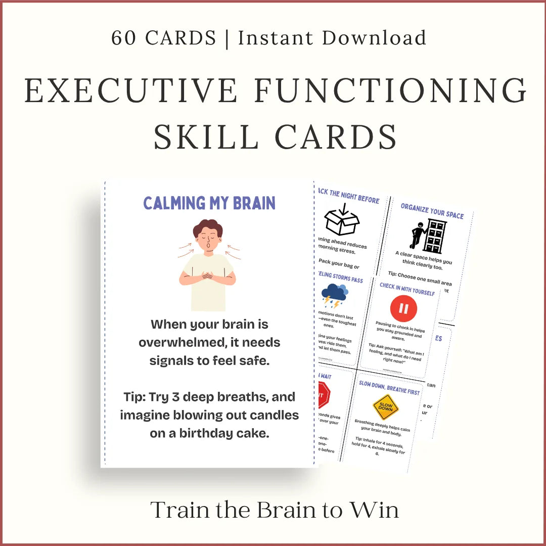 Executive Functioning Skill Cards for Focus & Calm – Inspire Planners