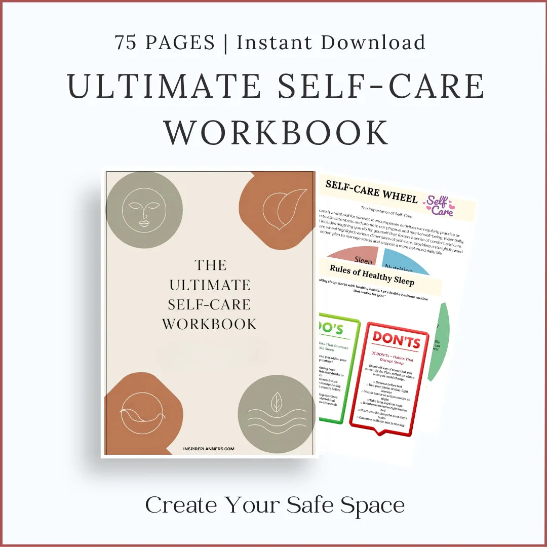 Ultimate Self-Care Workbook – Printable Self Care Worksheets – Inspire ...