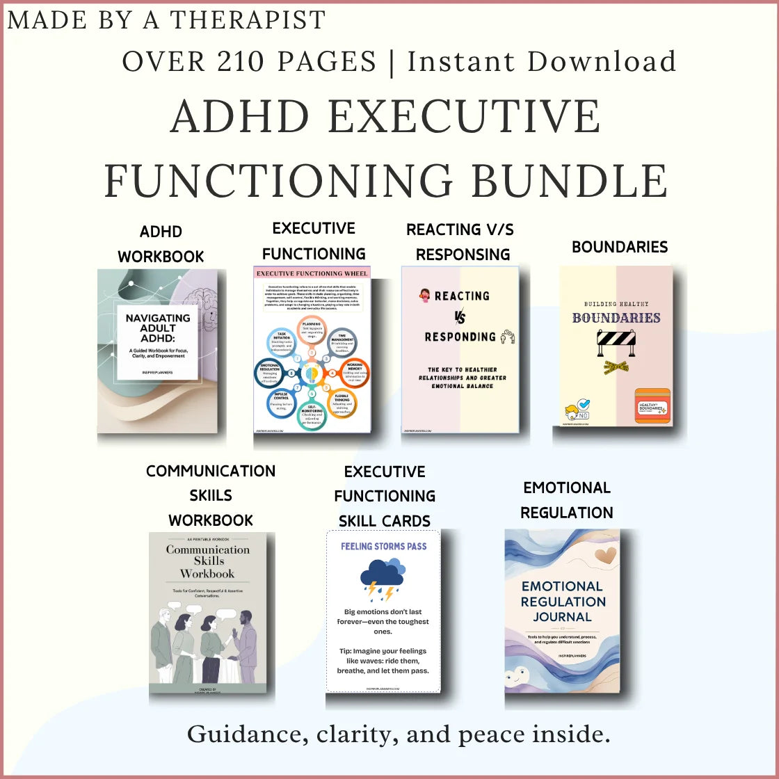 Executive Functioning Skill Cards for Focus & Calm – Inspire Planners
